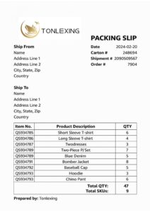 What Is a Packing List? What Is the Difference Between It and a B/L and CI?