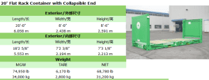 20ft Shipping Container Size and Specifications