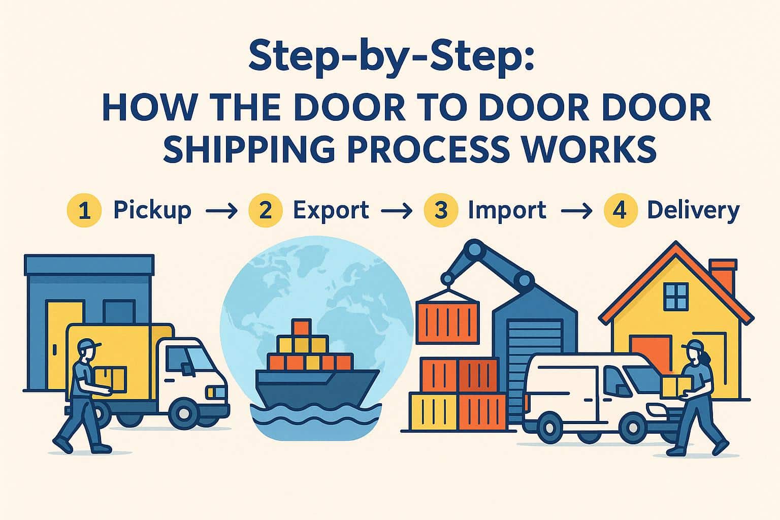 Door to Door Shipping from China (2025 Guide) | Air, Sea & DDP