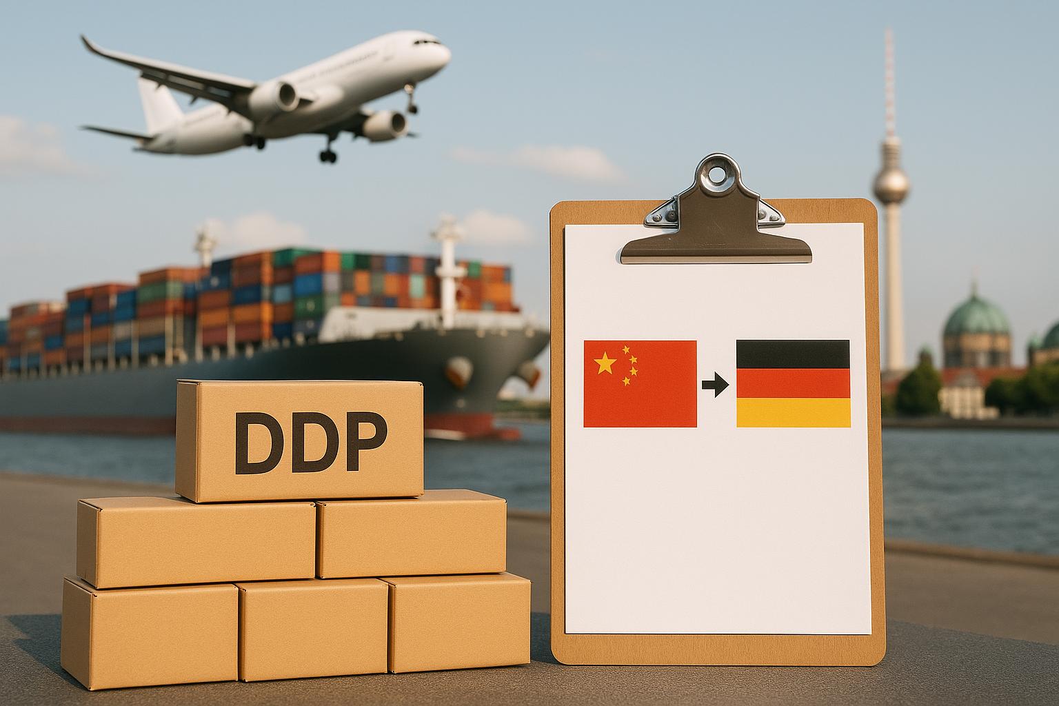 DDP 运输（从中国到德国） (2025 年指南) – 运输方式和费用