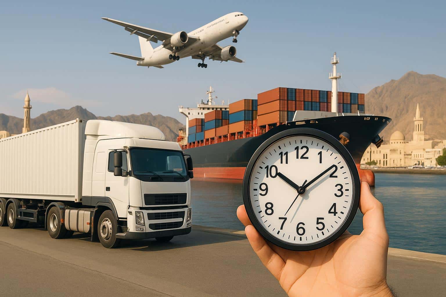 Hoe lank neem dit om van China na Oman te verskeep? [2025 Transittye]