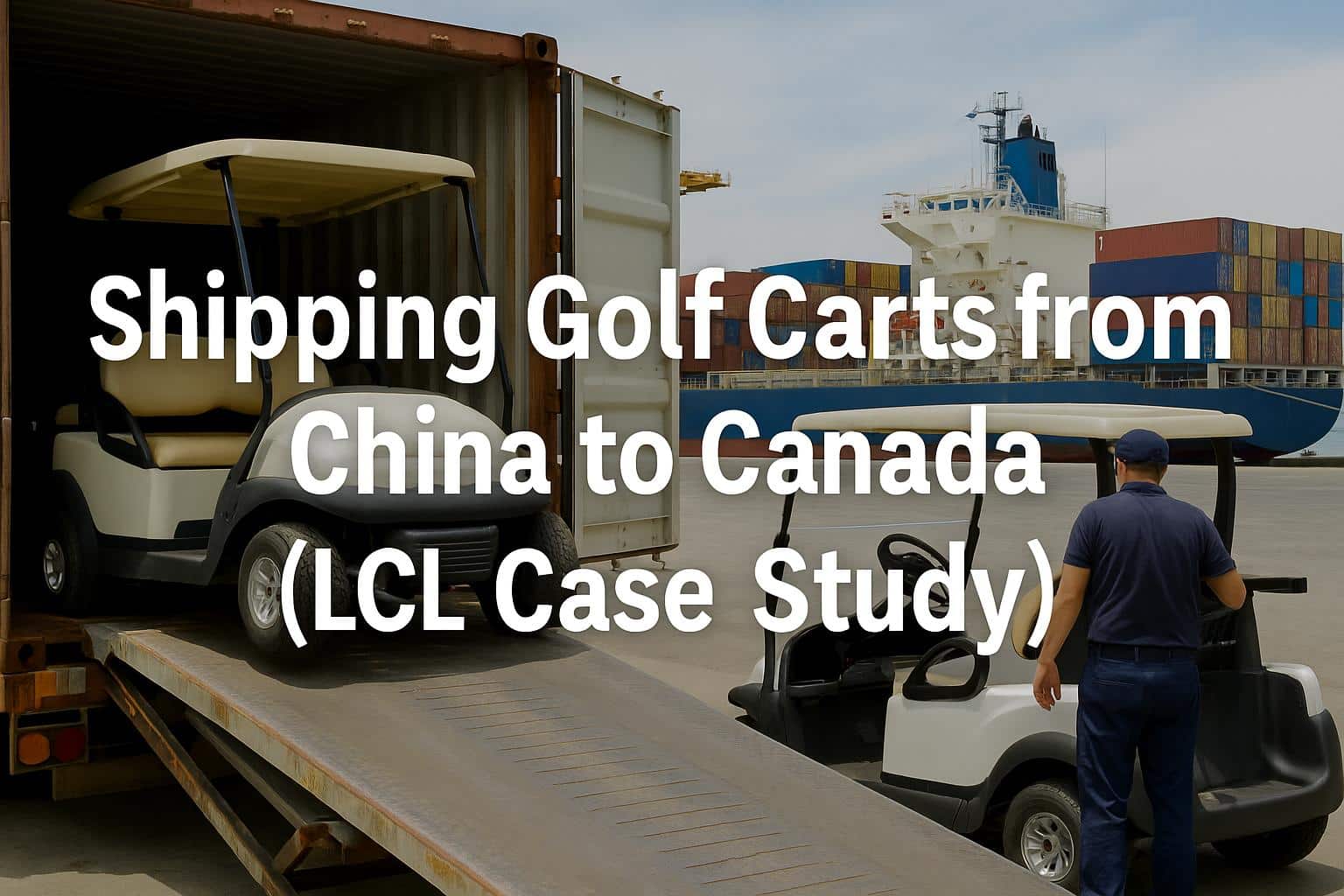 Shipping Golf Carts from China to Canada (LCL Case Study) | Cost ...