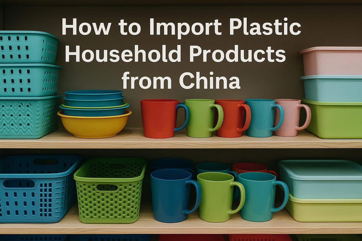 How to Import Plastic Household Products from China