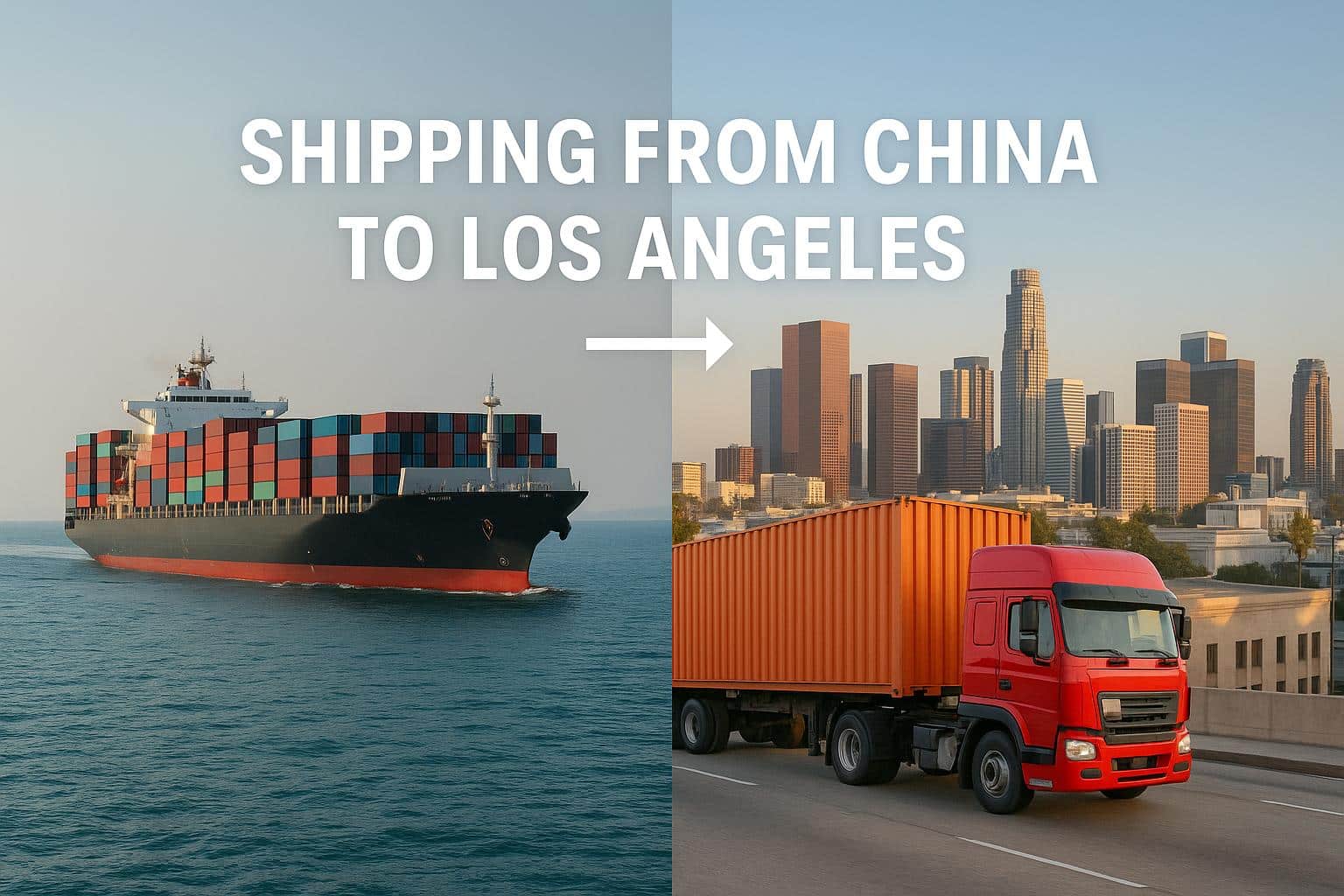 Verzending van China naar Los Angeles: kosten, tijd en methoden (2025)