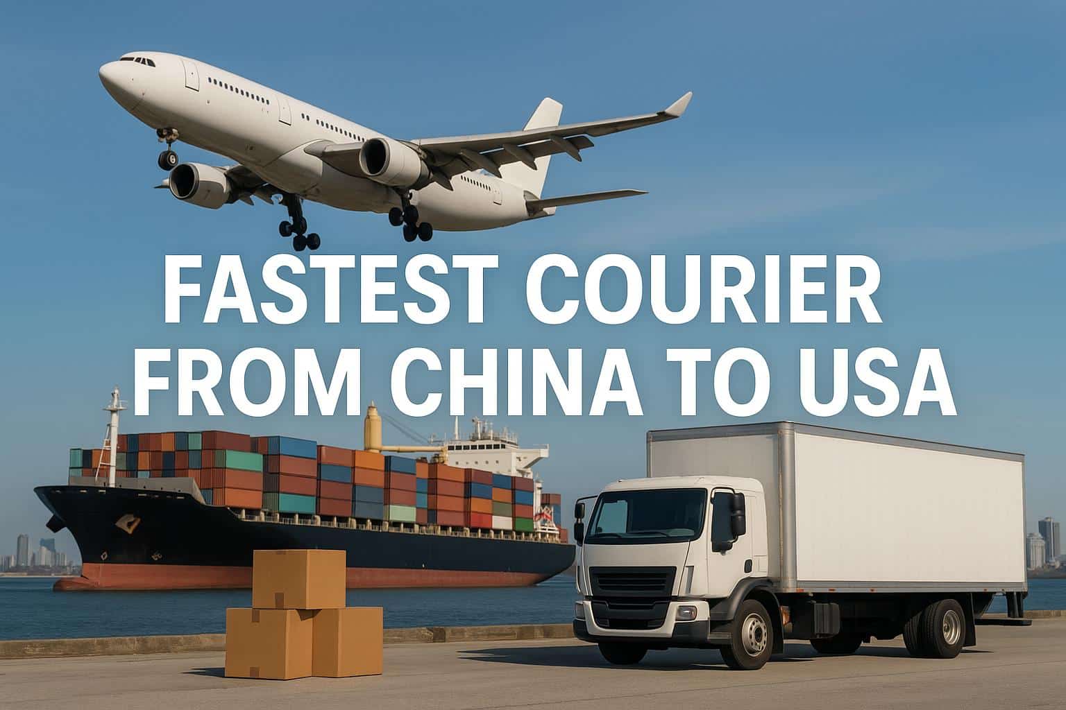 Fastest Courier from China to USA (2025) | Express Shipping Costs ...