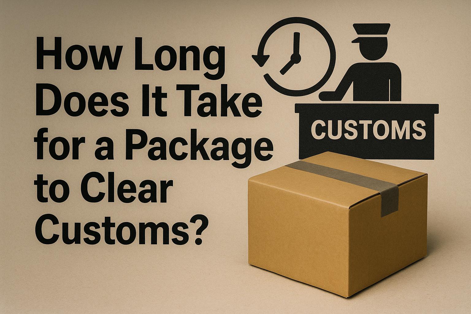 How Long Does It Take for a Package to Clear Customs? (2025 Guide)