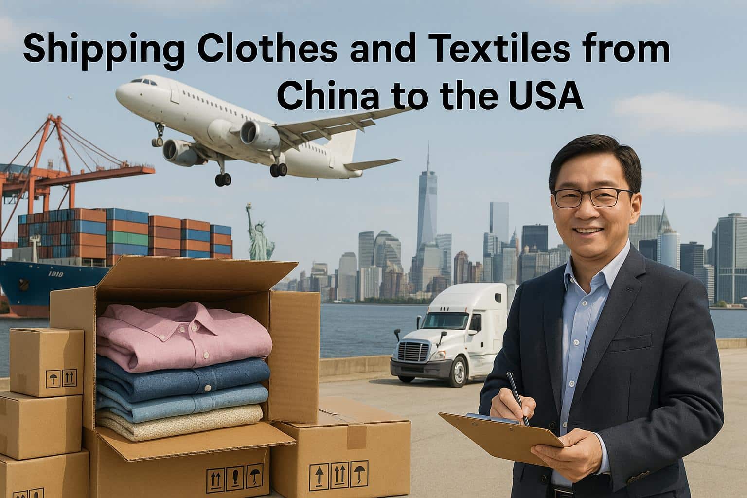 Shipping Clothes and Textiles from China to USA | Cost & Guide 2025