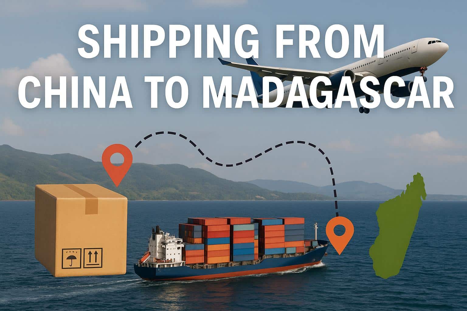 Vectura e Sinis ad Madagascariam | Sumptus Vecturae Maritimae et Aereae ...