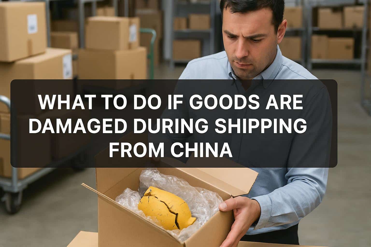 What to Do If Goods Are Damaged During Shipping from China (2025 Guide)