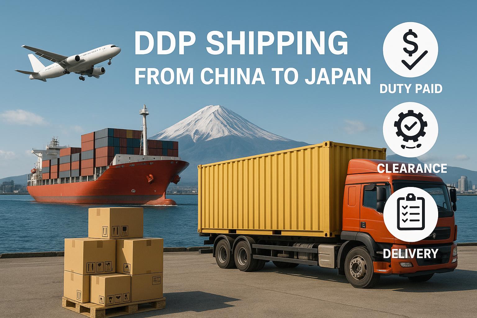 中国至日本DDP运输：成本、时间及清关指南（2025年）
