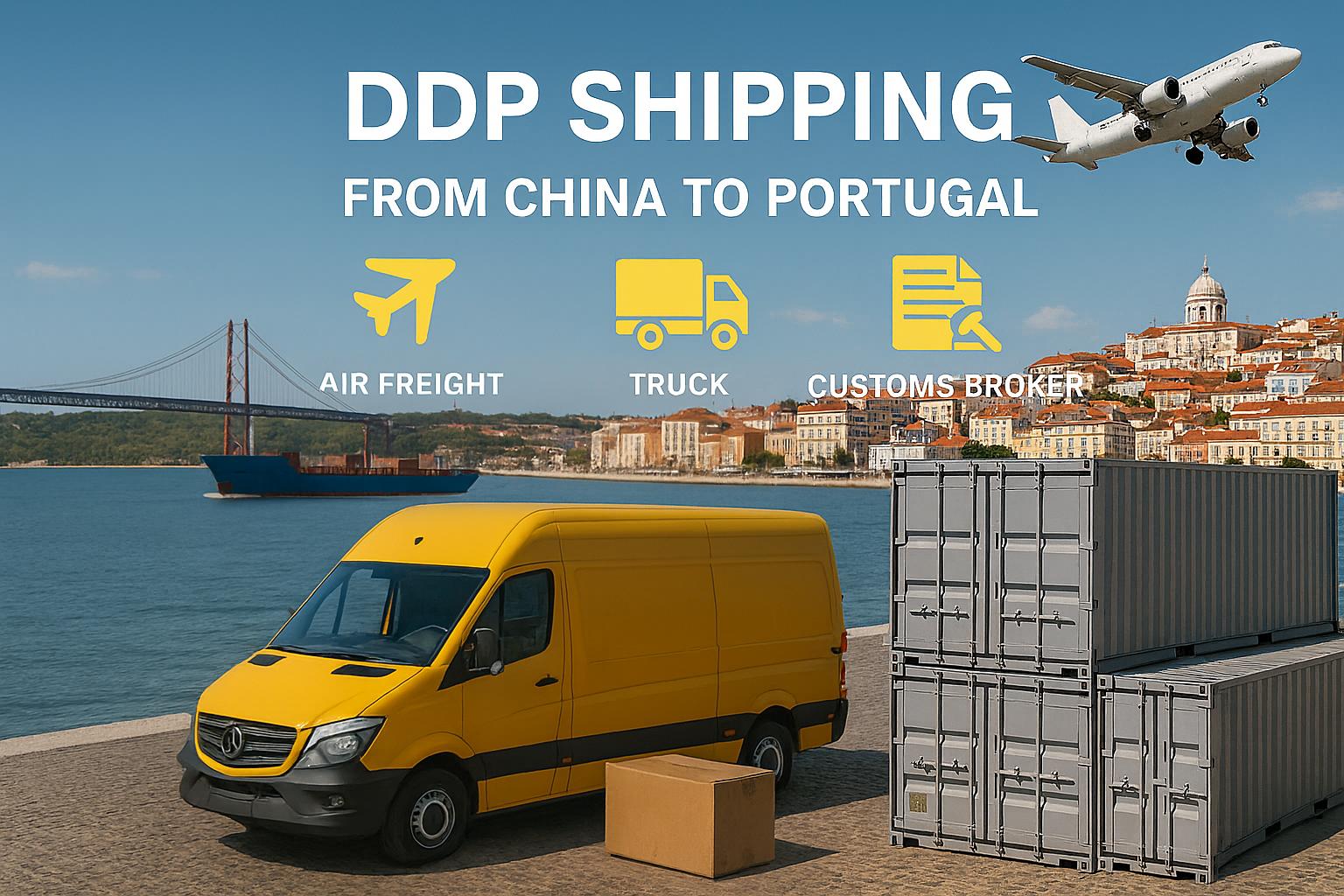 Dostava DDP iz Kitajske na Portugalsko: stroški, metode in čas dostave ...