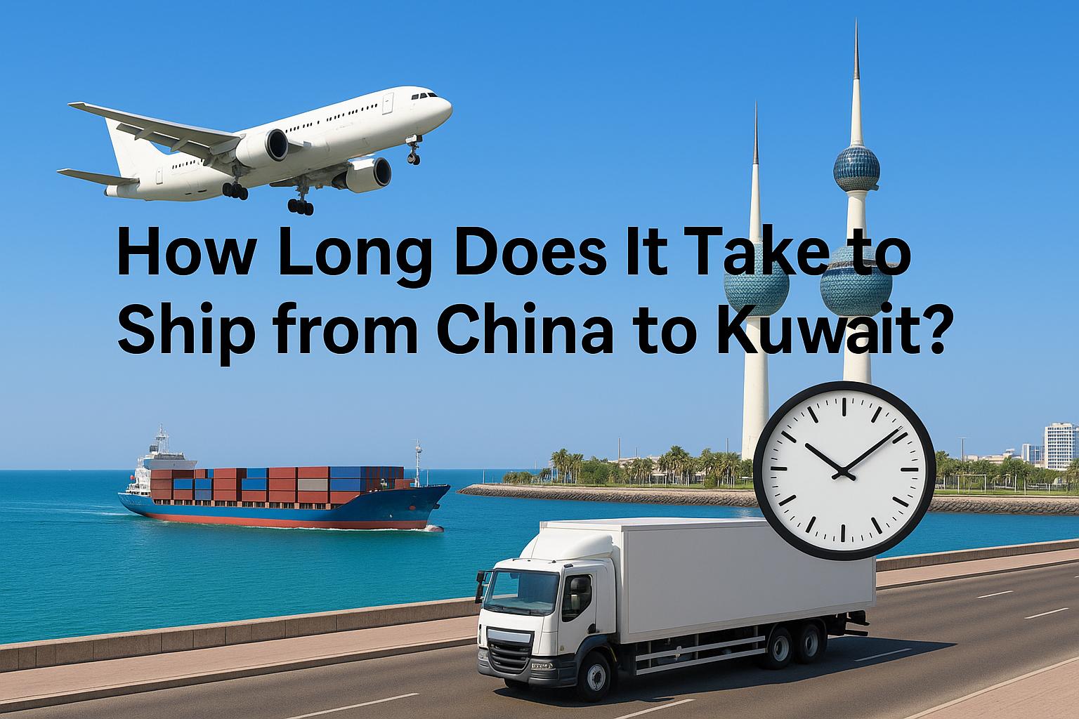 Quanto tempo demora para enviar da China para o Kuwait? (Guia 2025)