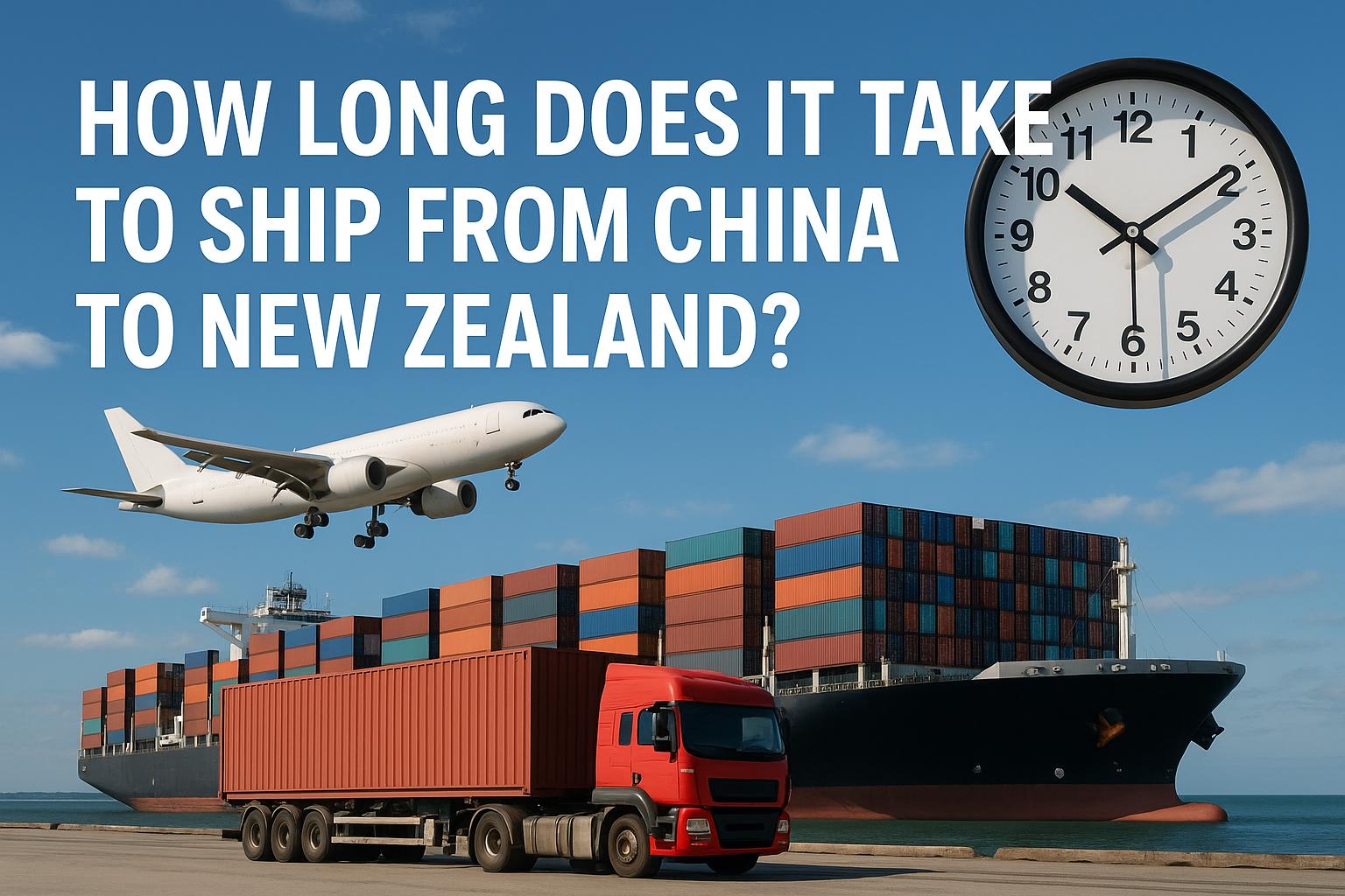 How Long Does It Take to Ship from China to New Zealand? Air, Sea ...