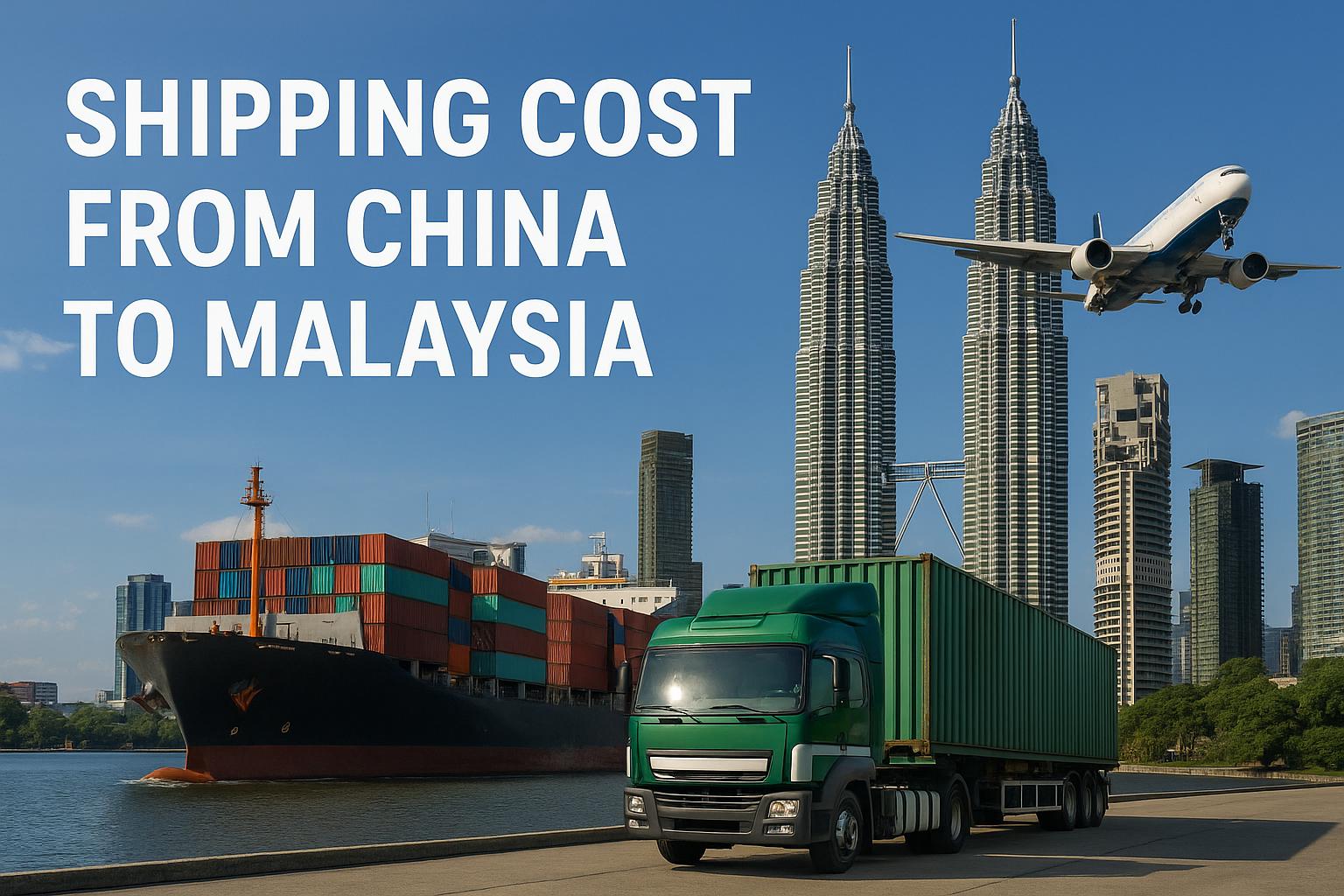Shipping Cost from China to Malaysia (2025 Guide) | Sea & Air Freight Rates