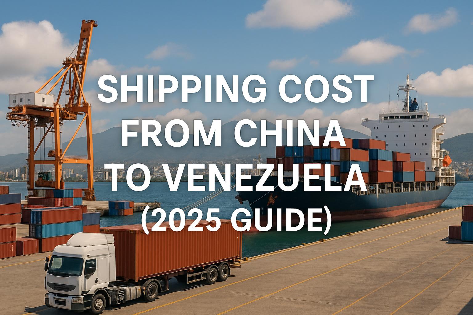 Shipping Cost from China to Venezuela | Sea & Air Freight Rates 2025 Guide