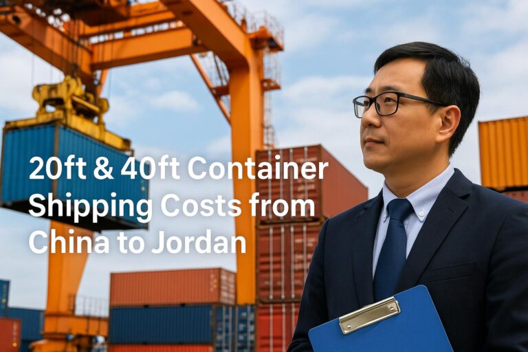 20ft & 40ft Container Shipping Costs from China to Jordan | Sea & Air ...