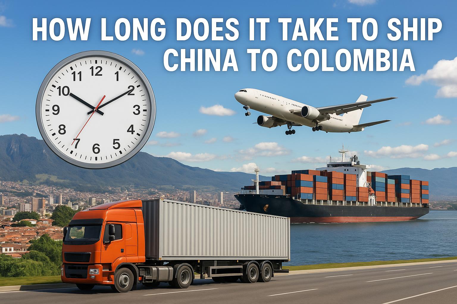 How Long Does It Take to Ship from China to Colombia (Sea, Air & DDP ...