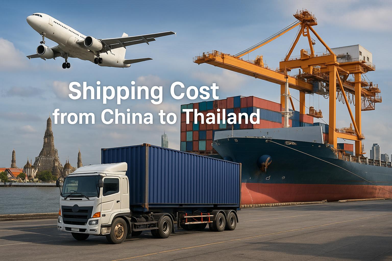 Verzendkosten van China naar Thailand - China Freight Forwarder | Logistics Services Agent in ...