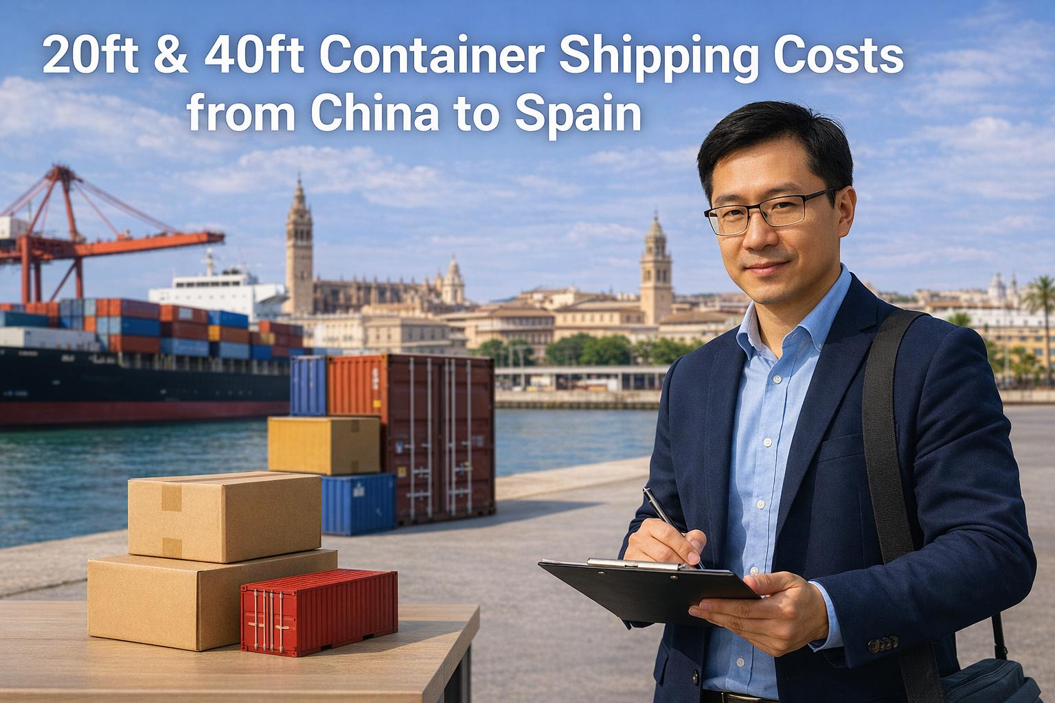 20ft & 40ft Container Shipping Costs from China to Spain (2025 Guide)