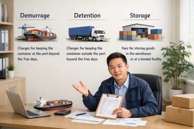 Demurrage vs Detention vs Storage: Key Differences & When to Use Each
